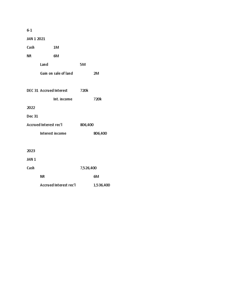 6-1 Problem Solving | PDF | Present Value | Interest