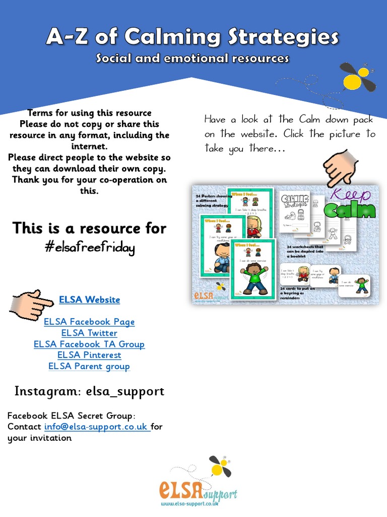 A To Z of Calming Techniques PDF | PDF | Language Arts & Discipline ...
