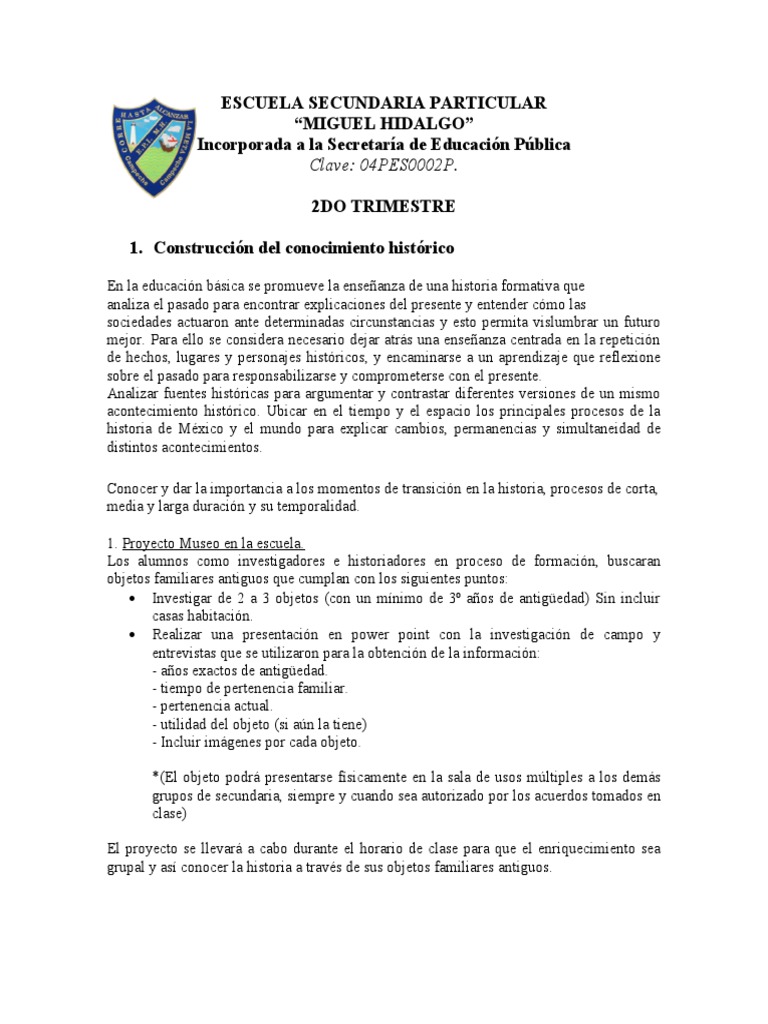 Proyecto - Museo Historico | PDF