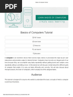 Basics of Computers - Classification PDF | PDF | Tablet Computer | Laptop