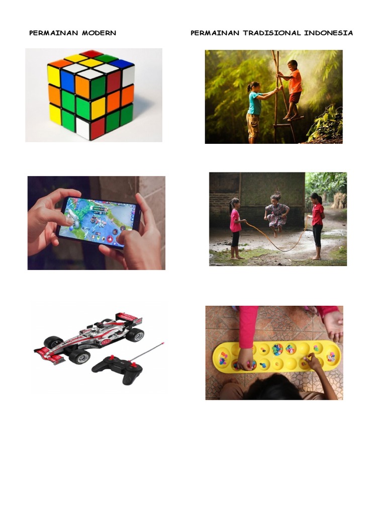Permainan Tradisional Dan Modern | PDF