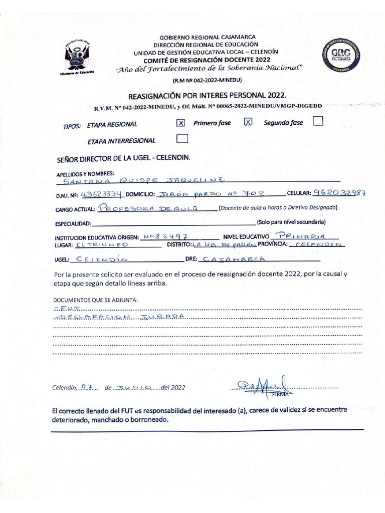 Fut Jaqueline Santana Quispe | PDF