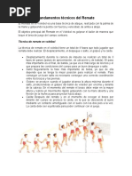 Fases y técnica del remate en voleibol | PDF | Vóleibol | Deportes