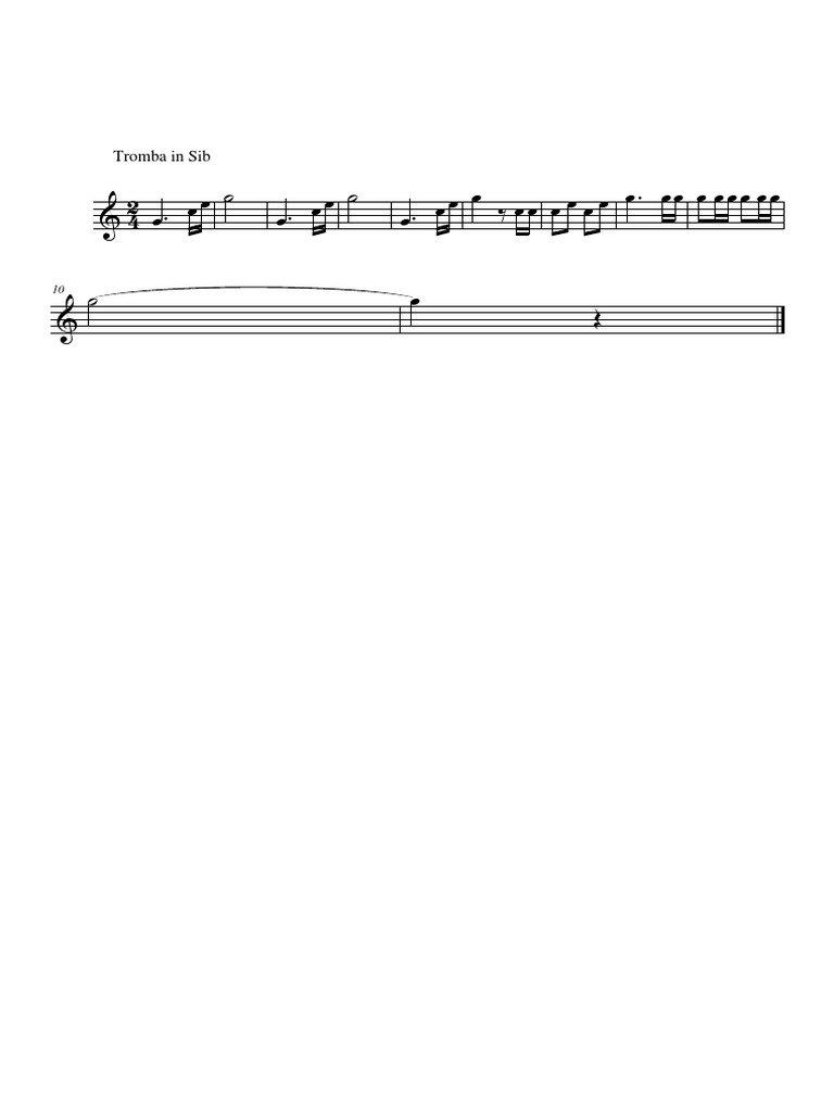 3 Squilli Saluto - Tromba in Sib PDF | PDF