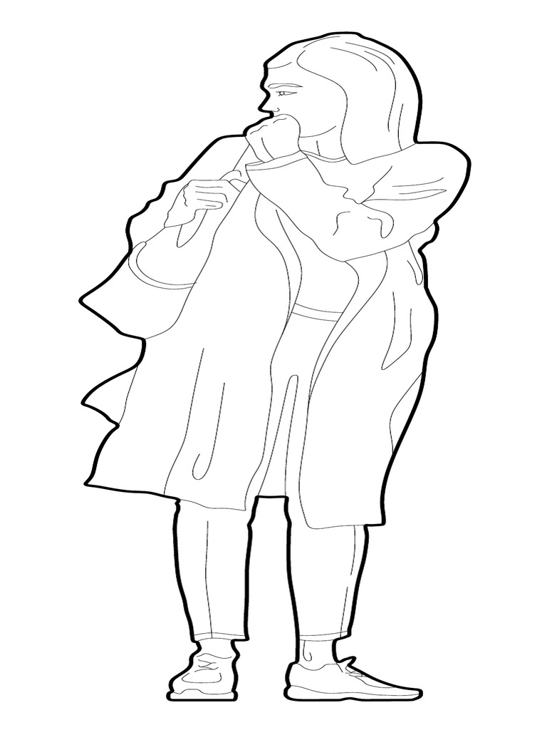 Woman Standing DWG Cad 134 Pimpmydrawing - Ai PDF | PDF