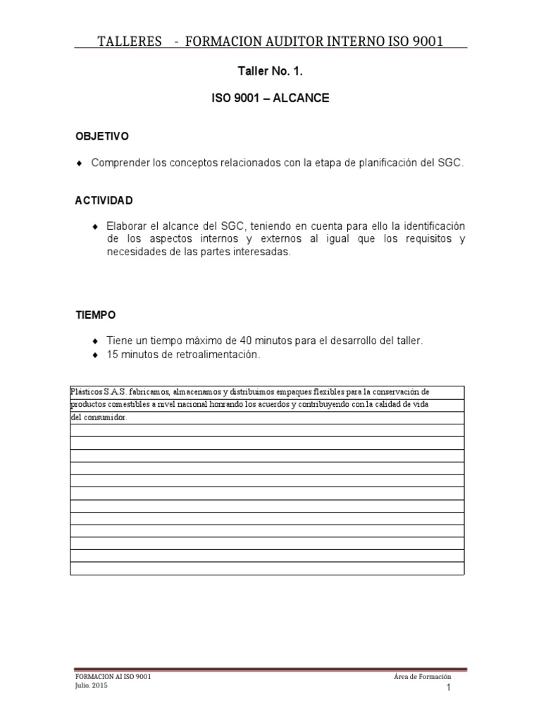 Comprender el alcance del Sistema de Gestión de Calidad según la norma ...