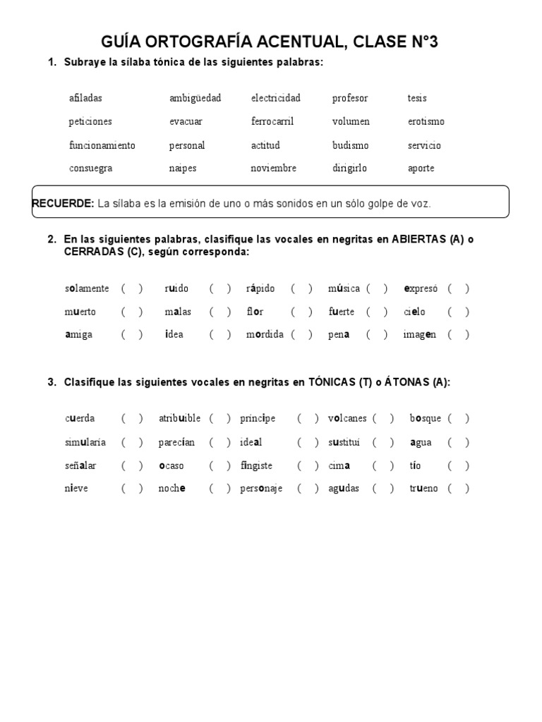 Guia Clase 3 Octavo | PDF | Idiomas | Estudios de idiomas extranjeros