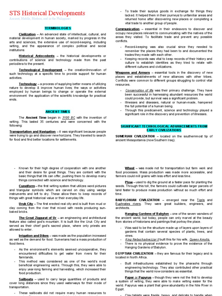 GE 5 (Science, Technology, and Society) Printable Reviewer | PDF | Id ...