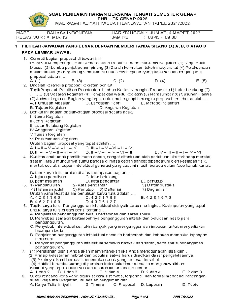 PTS Bindo Xi - 2 | PDF