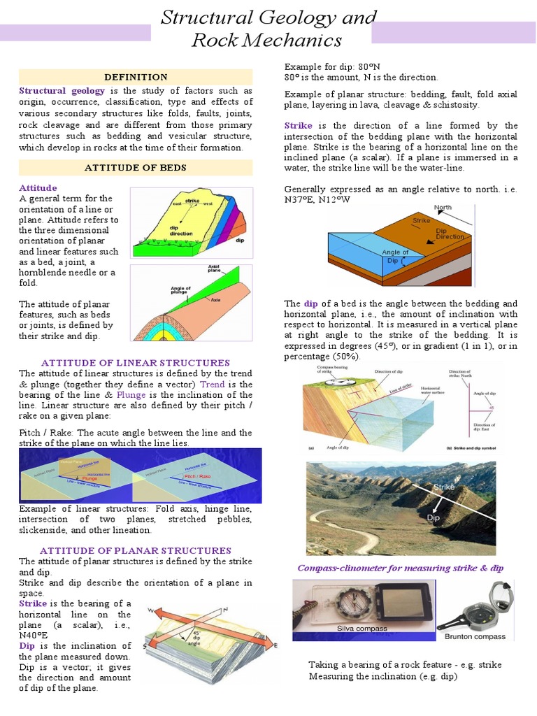 Structural Geology and Rock Mechanics | PDF | Fault (Geology ...