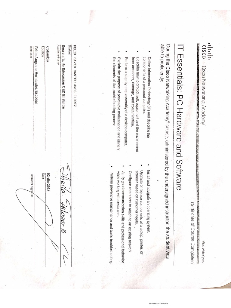 Diploma Tecnico | PDF