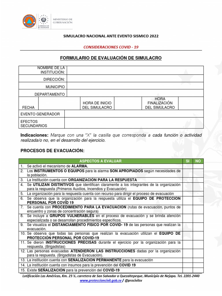 Ficha de Evaluación de SIMULACRO NACIONAL 2023 PDF | PDF | Medicina CLINICA
