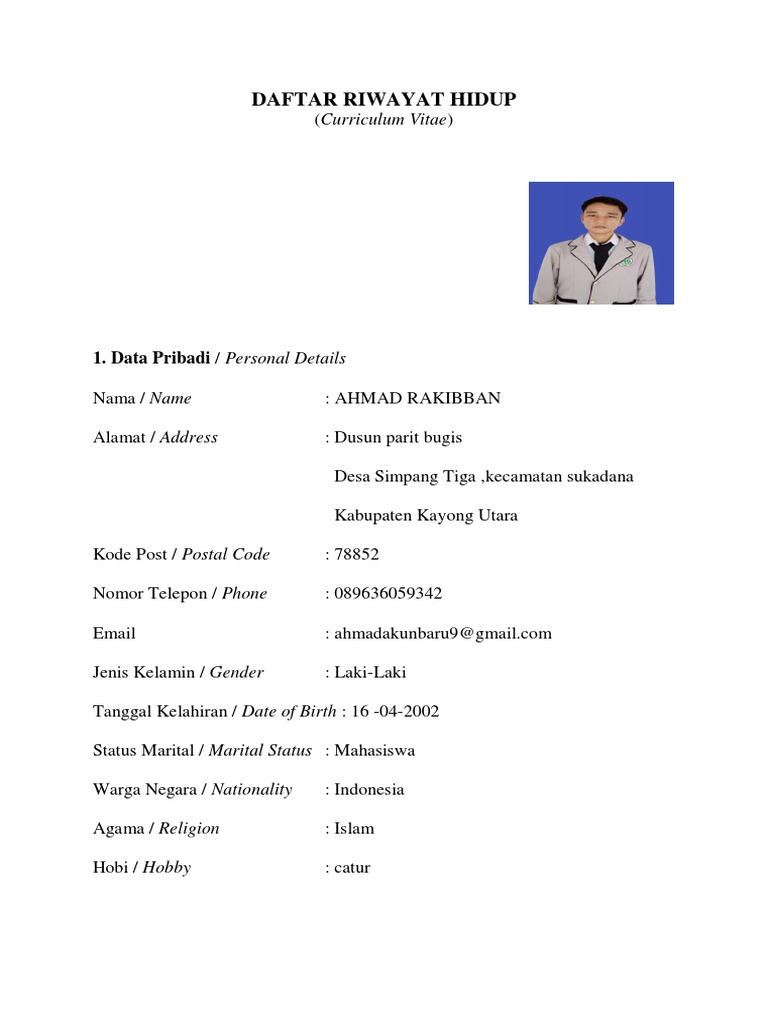 CV Ahmad | PDF