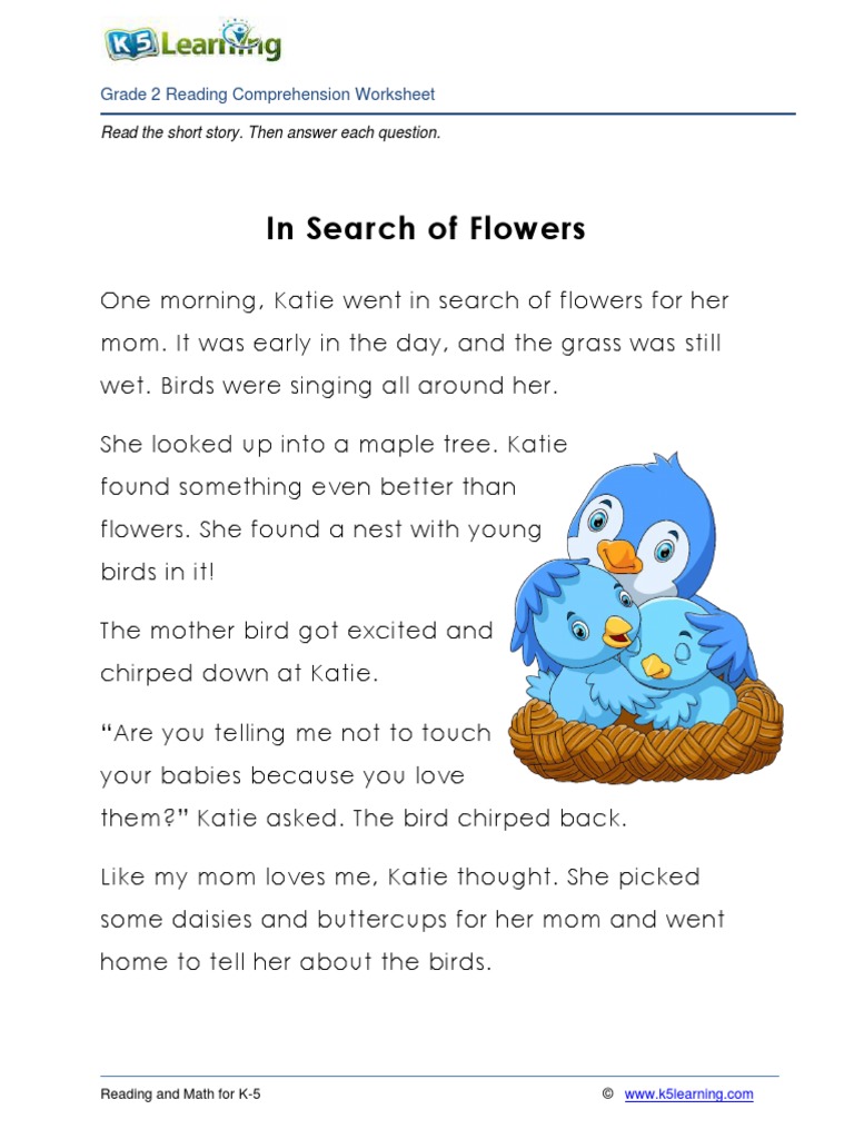 Grade 2 Reading Comprehension Story | PDF | Wellness