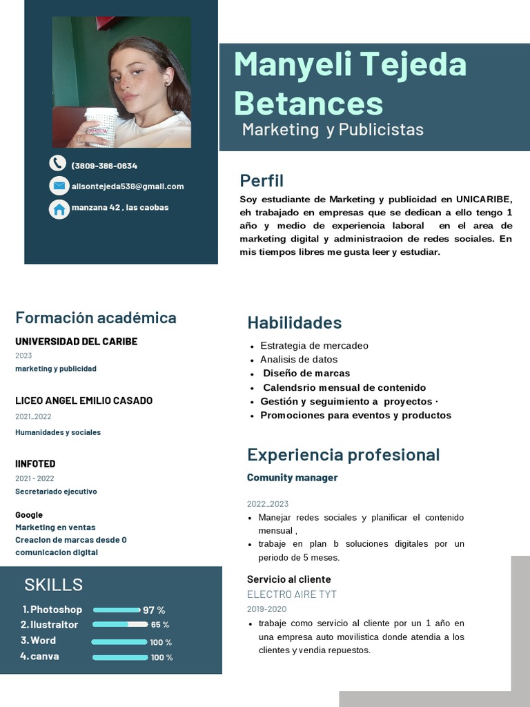 Manyeli Tejeda Betances | PDF