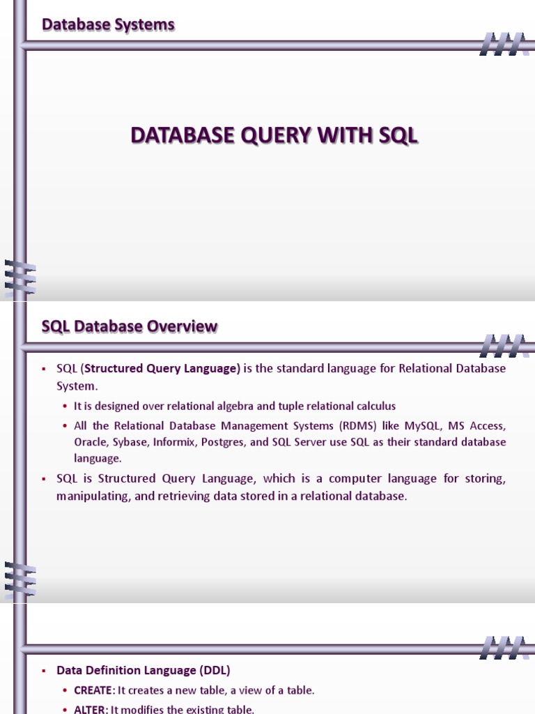 3 SQL | PDF | Sql | Relational Database