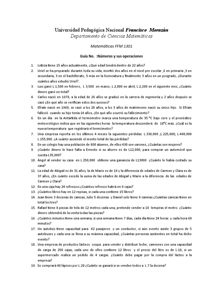 Guía 1 | PDF
