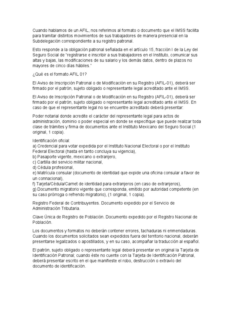Solicitud de AFIL y para Que Sirve | PDF | Gobierno