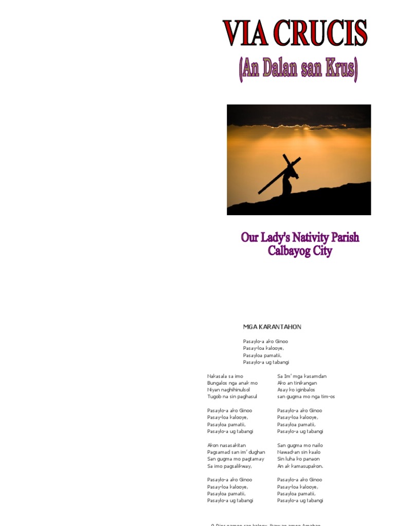 Via Crucis Booklet Style | PDF