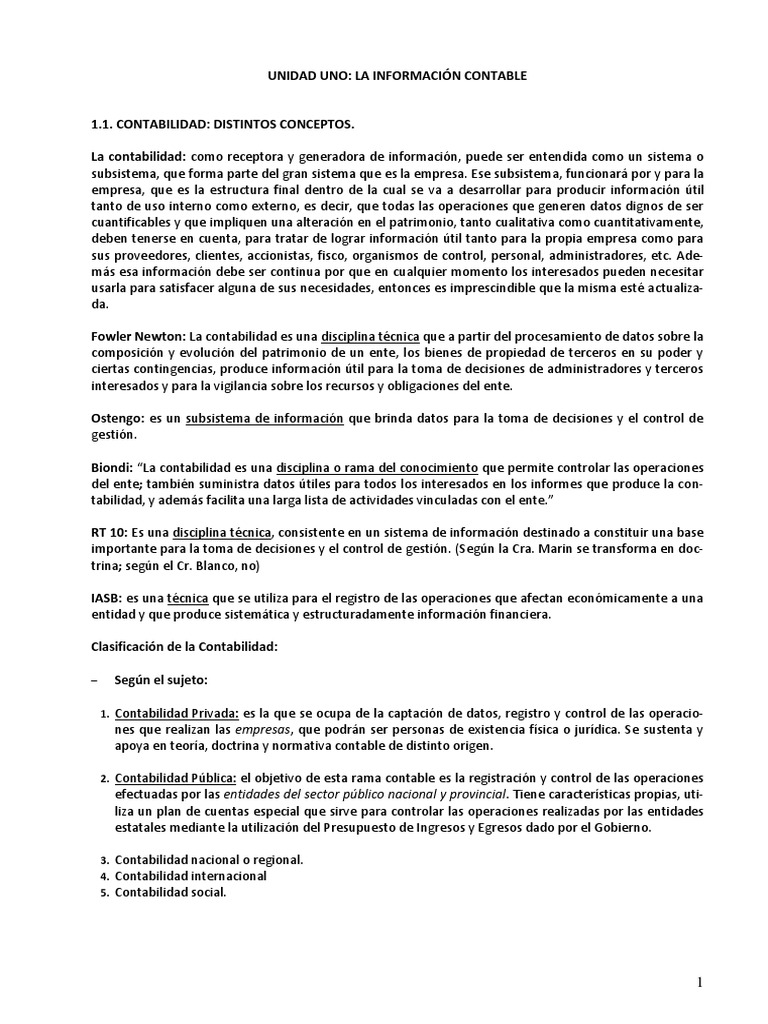 APUNTE MEDICION CONTABLE | PDF | Contabilidad | Estado financiero