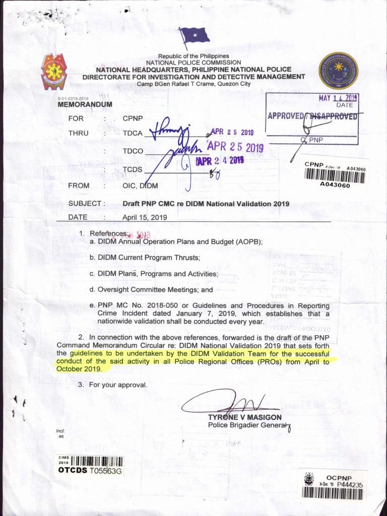 DIDM National Validation Guidelines 2019 | PDF | Crimes | Crime & Violence