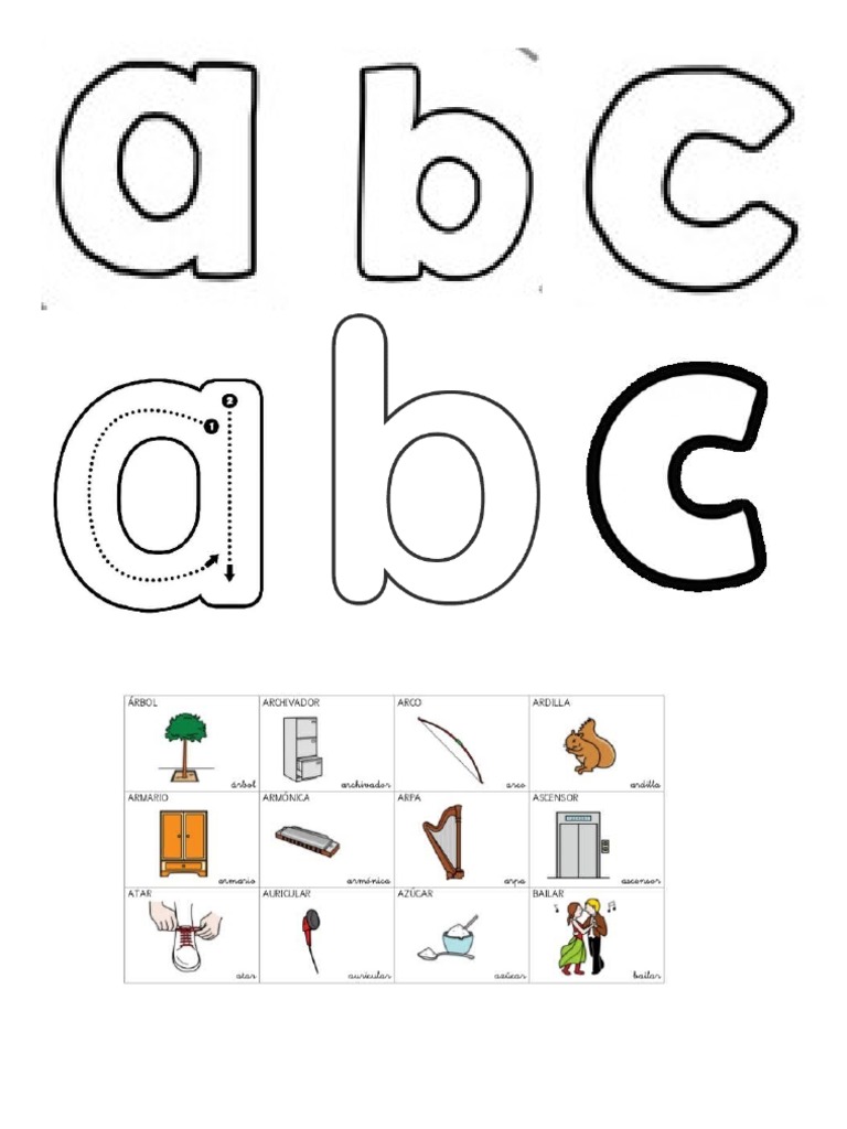 PLANTILLAS DEL ABECEDARIO | PDF