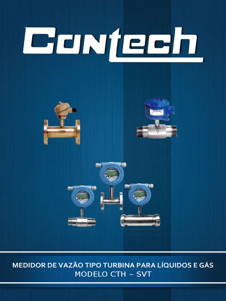 Medidor de Vazão Turbina CTH-SVT | PDF | Medição de fluxo | Física ...