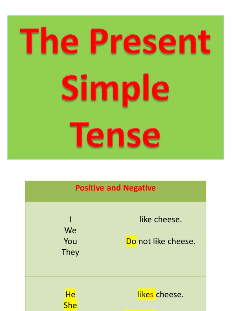 1present Simple - Presentation 1 | PDF