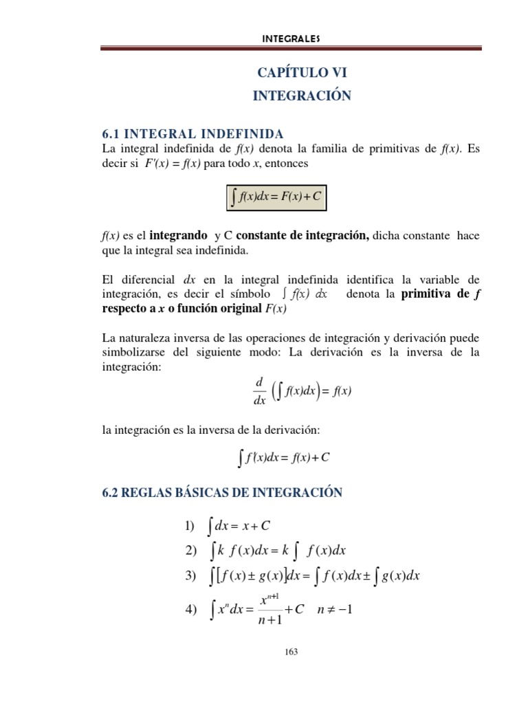 Integrales PDF | PDF | Integral | Teoría del operador