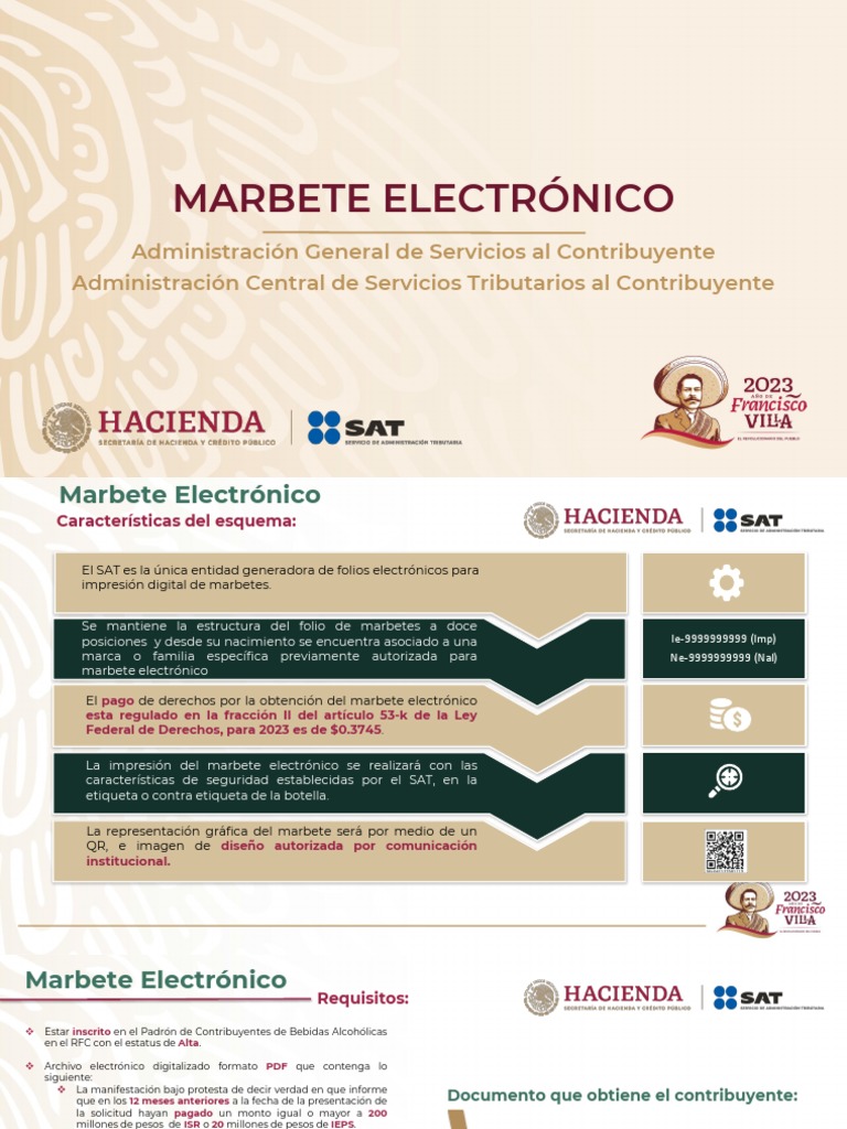 Sistema de Marbete Electrónico del SAT: Características, Requisitos y ...