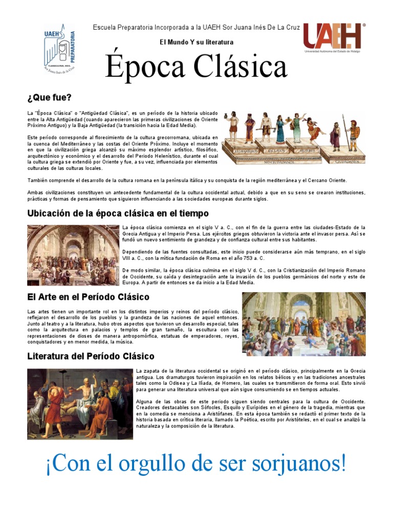 Epoca Clasica | PDF | Antiguedad clasica | Antigua Grecia