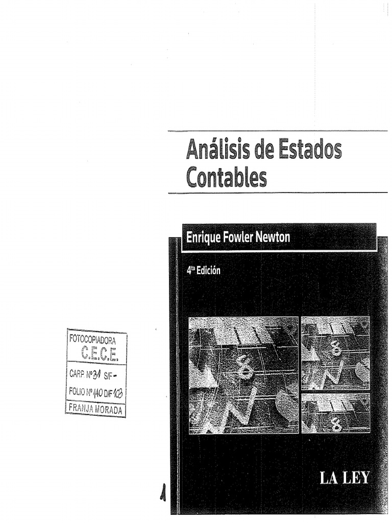 Fowler Newton - Analisis de Los Estados Contables 4 Ed | PDF