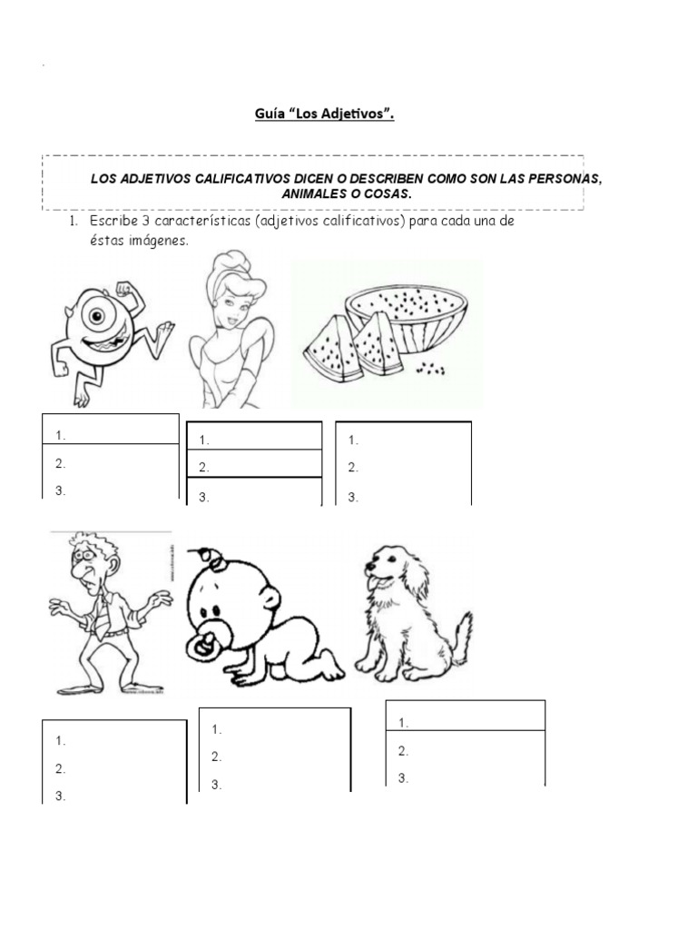 Guía sobre los adjetivos calificativos: descripciones, ejemplos y ...