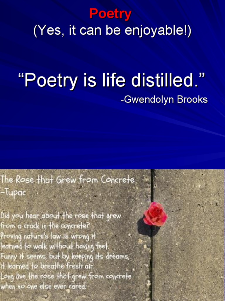 Thorough Poetry PPT With Poem Examples 1zsjx59 | PDF | Poetry | Metre ...