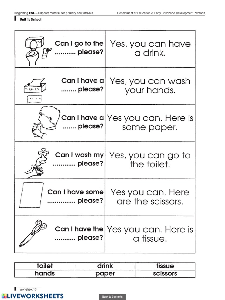 Beginning ESL - Support Material For Primary New Arrivals Beginning ESL ...