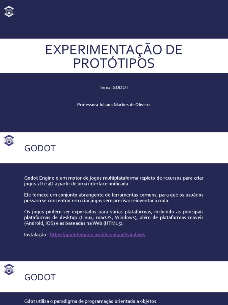 GODOT | PDF | Engenharia da Computação | Desenvolvimento de produtos