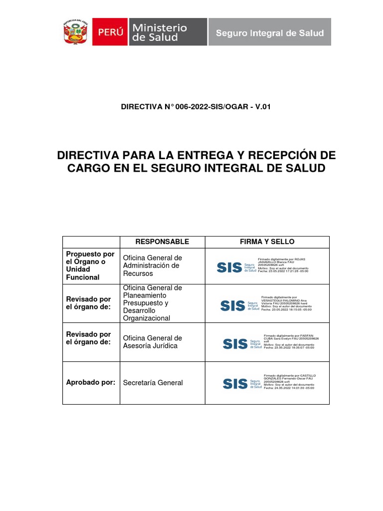Anexo RS #089-2022-Sis-Sg PDF | PDF | Finanzas y dinero