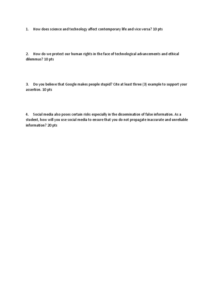 Ge7 Final Exam | PDF