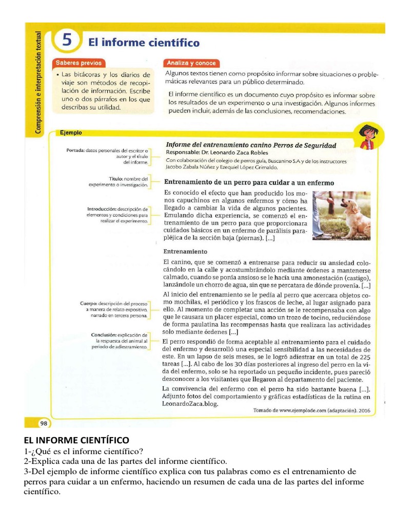 Taller Informe Científico | PDF