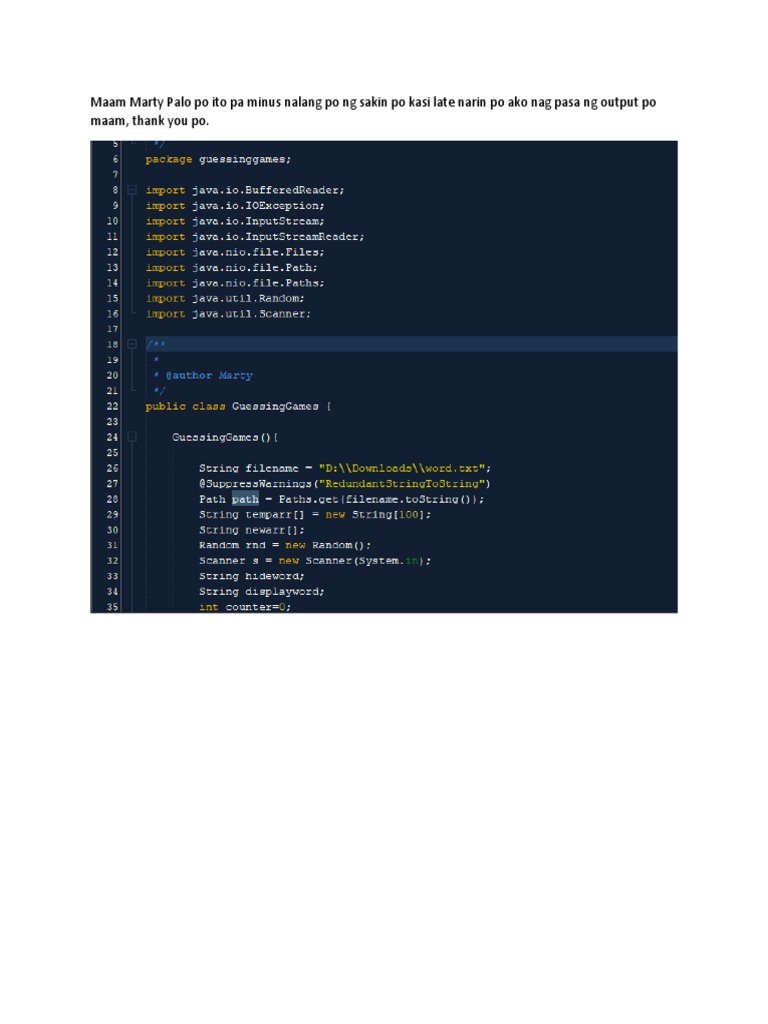 06 Hands-On Activity 1 - ARG | PDF