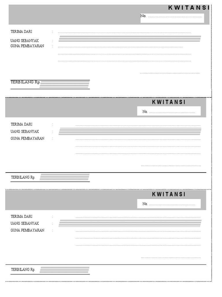Contoh-Kwitansi | PDF