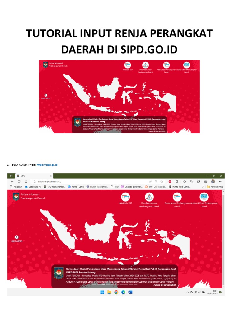 Tutorial SIPD untuk Perangkat Daerah | PDF | Bisnis