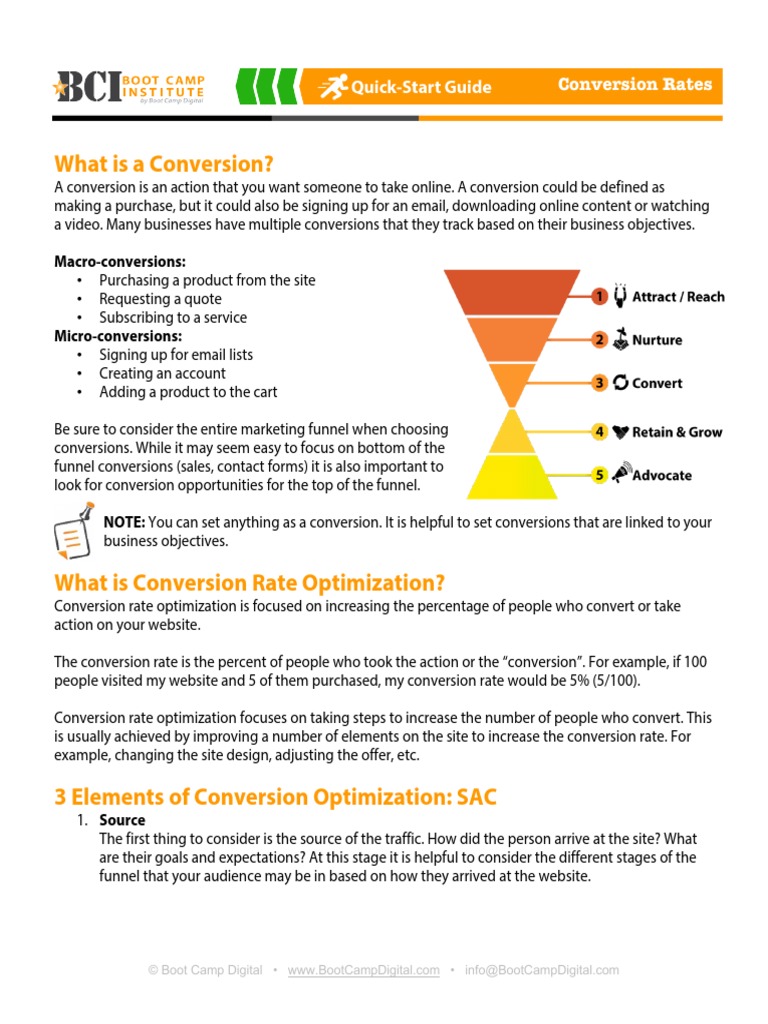 Conversion Rate Optimization QuickStart Guide | PDF | Usability | Mass Media