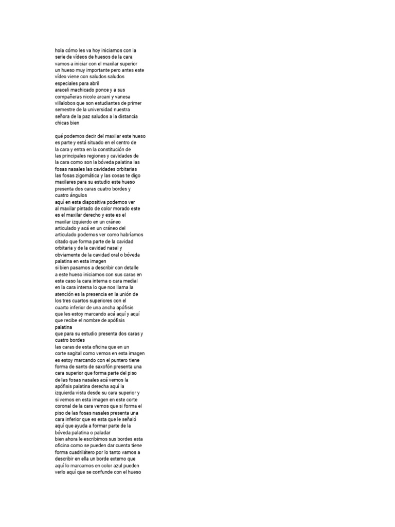 Hueso Maxilar Superior | PDF | Sistema musculoesquelético | Cara