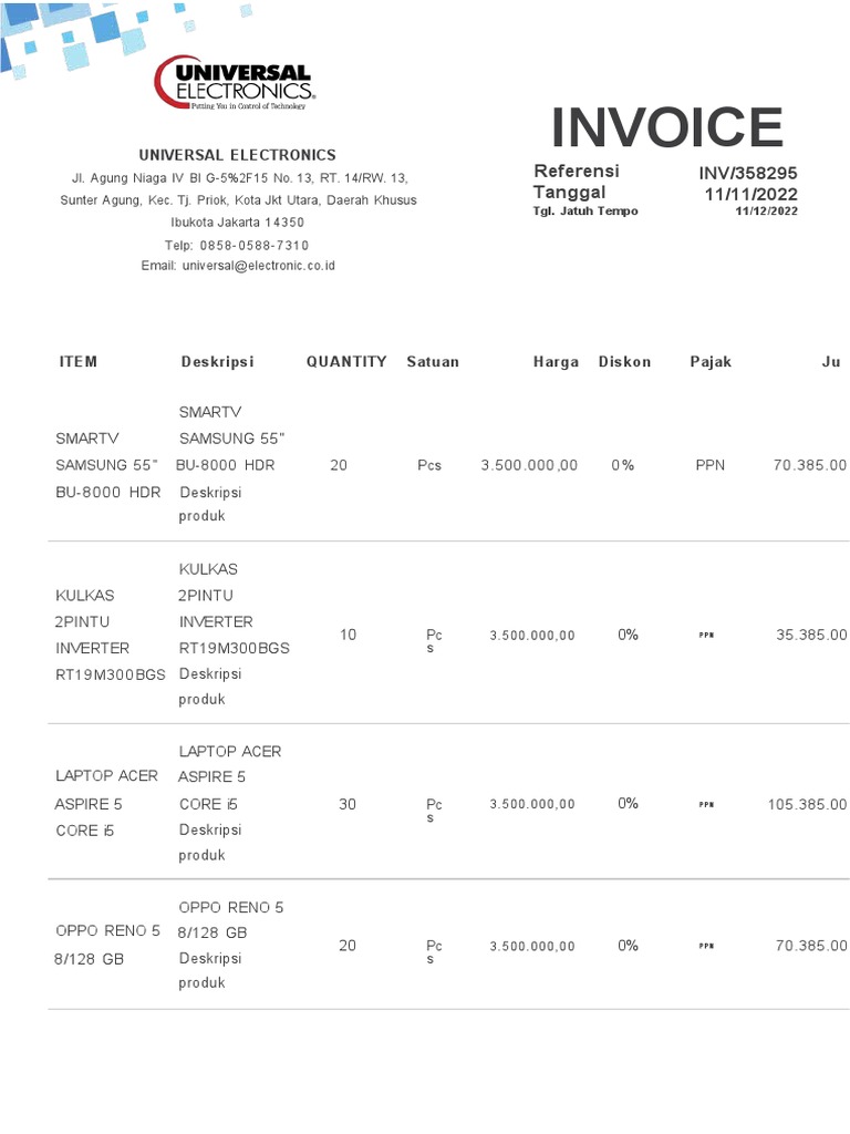 Invoice 2022 11 11 | PDF