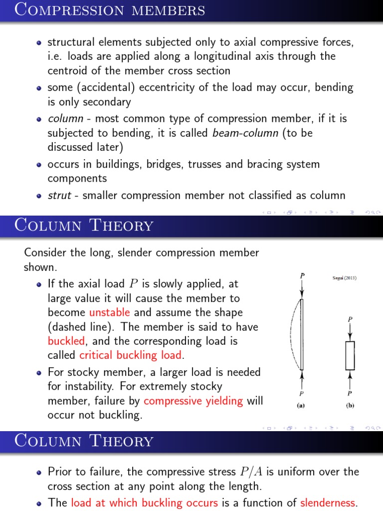 7 Column | PDF | Buckling | Strength Of Materials