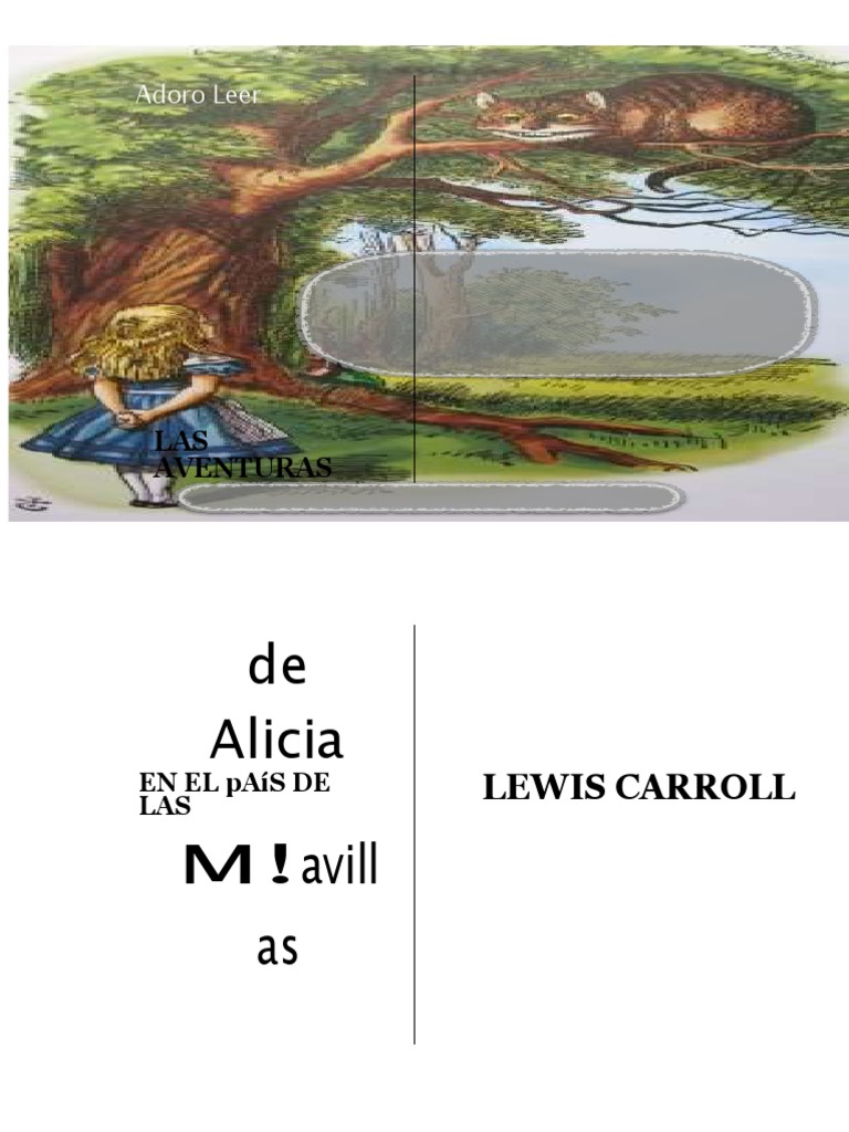 Alicia en El Pais de Las Maravillas de Lewis Carroll | PDF | Las ...