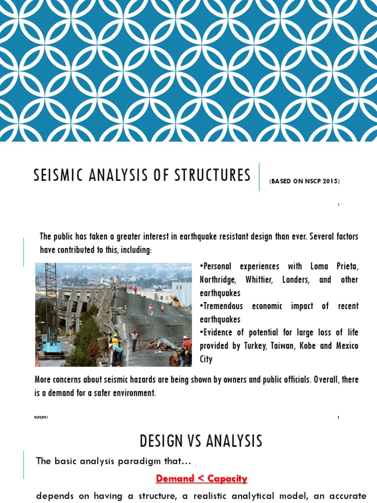 NSCP 2015 Seismic Analysis Guidelines | PDF | Earthquakes | Force