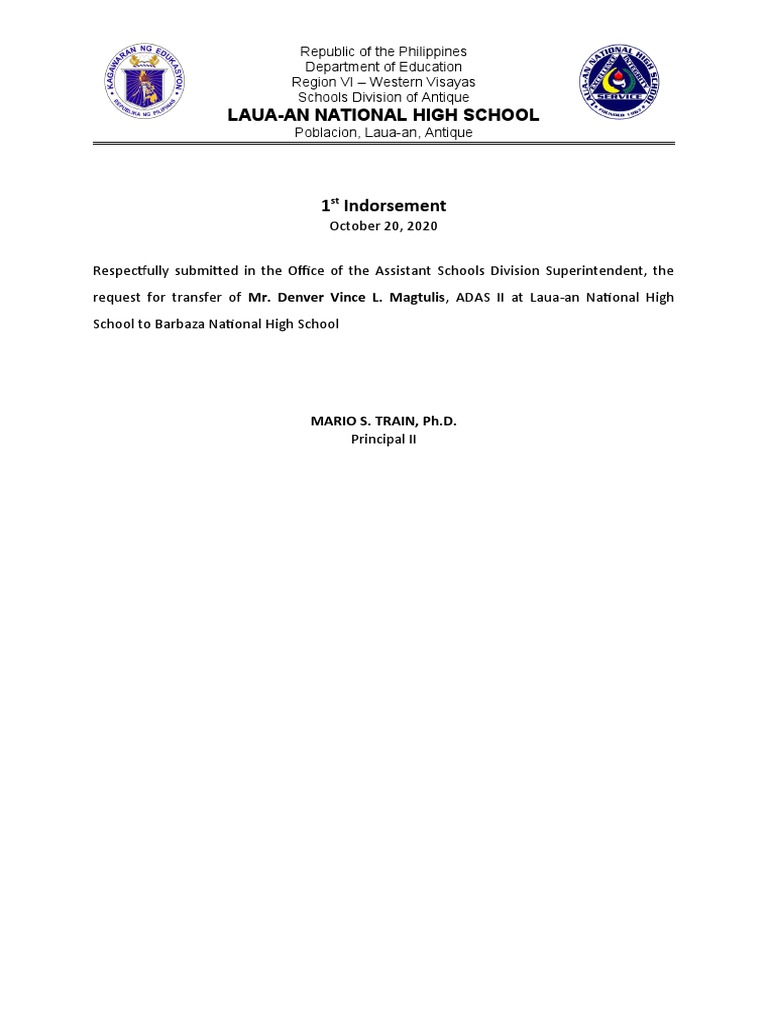 First Indorsement | PDF