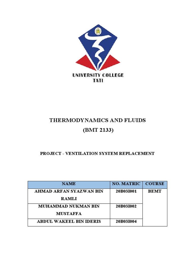 Thermodynamics Project - Arfan, Wakeel, Nukman | PDF | Heat Transfer ...